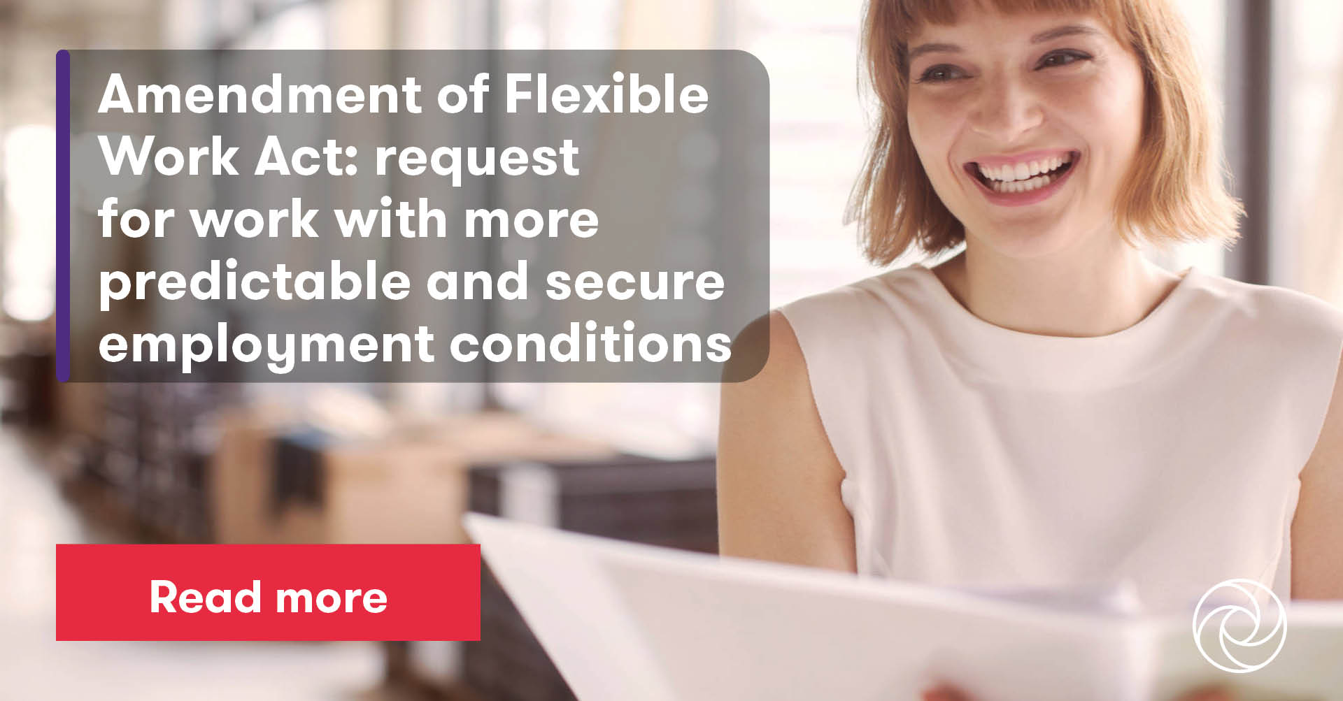 Amendment of Flexible Work Act: request for work with more predictable ...
